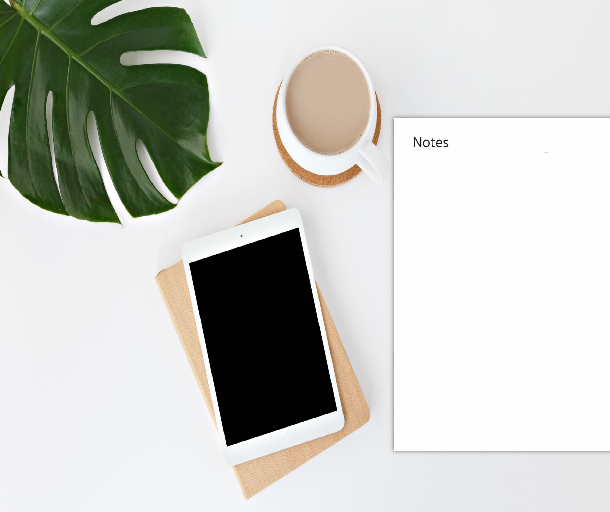 Printable Notes Pages/note Template/ Simple Notebook Paper/a4 Size - Etsy