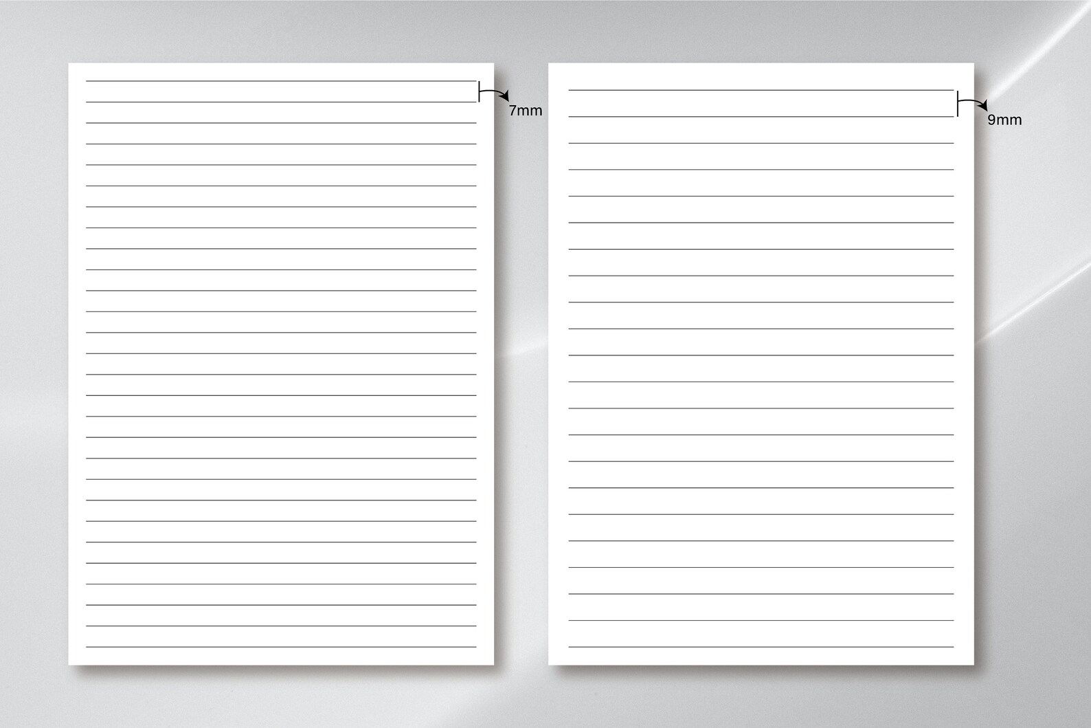 Bloc de notas imprimible/ Plantilla de nota/ Nota de estudio/ Papel de ...