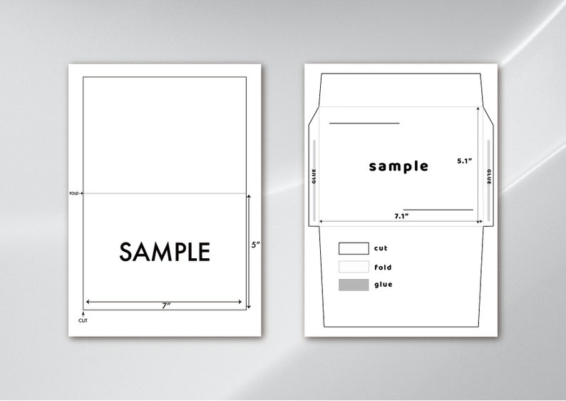 Printable Hello Card/ 5x7 Greeting Card/ With Envelope / Hello My ...