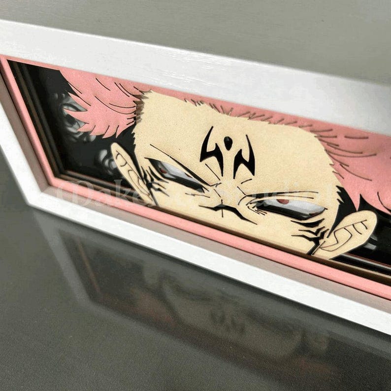 Jujutsu Kaisen Paper Light Box Sukuna Anime Lamp - Etsy