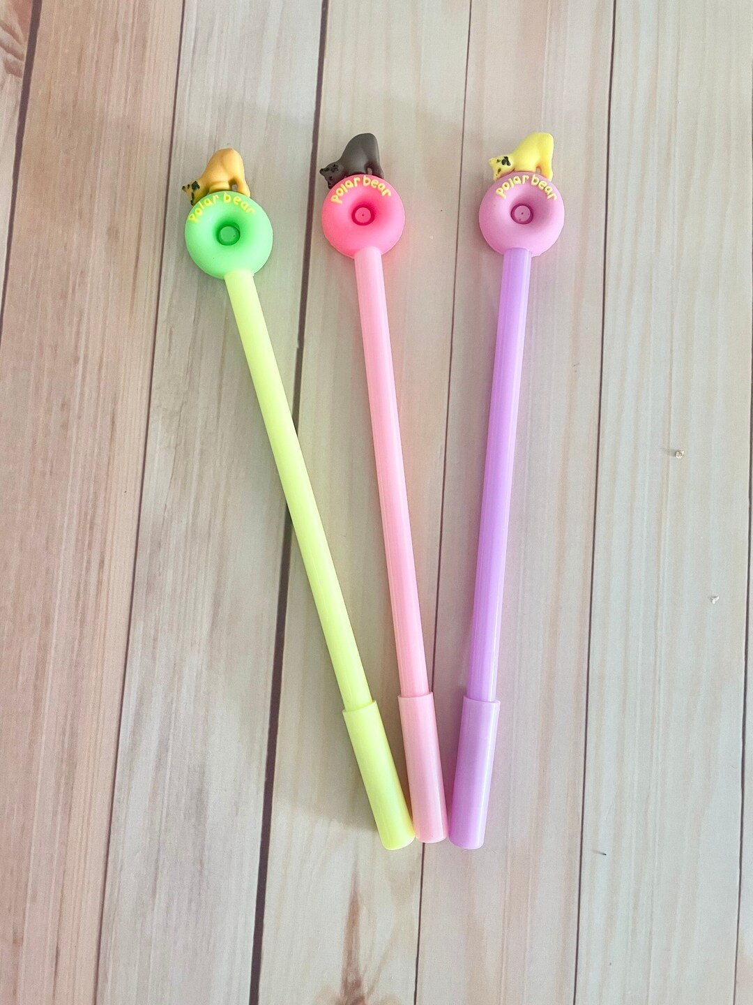 Polar Bear Pen, Polar Bear Gift, Polar Bear Present, Cute Pen, Gel Pen ...