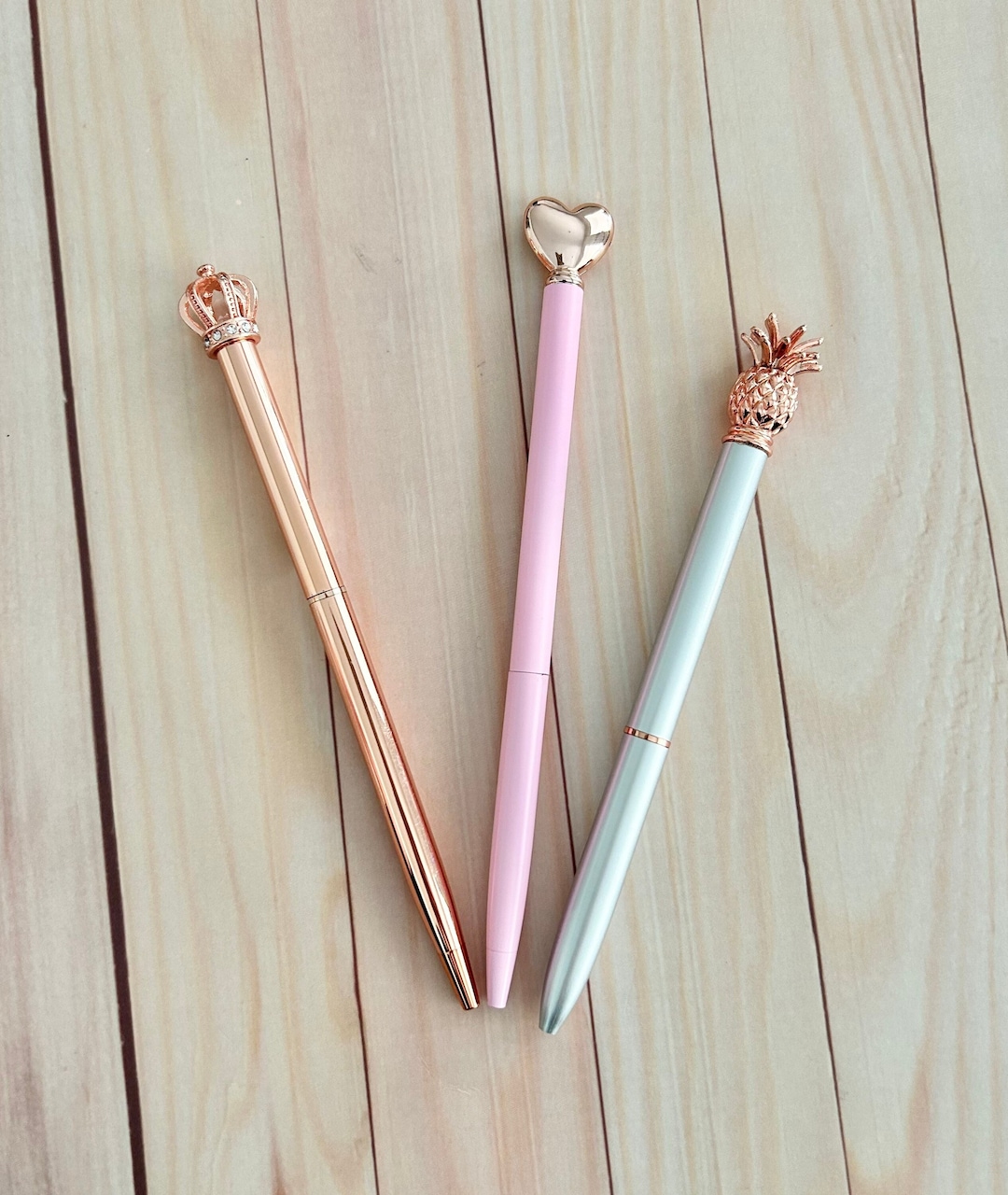 Pineapple Pen, Crown Pen, Heart Pen, Pineapple Gift, Pineapple Present ...