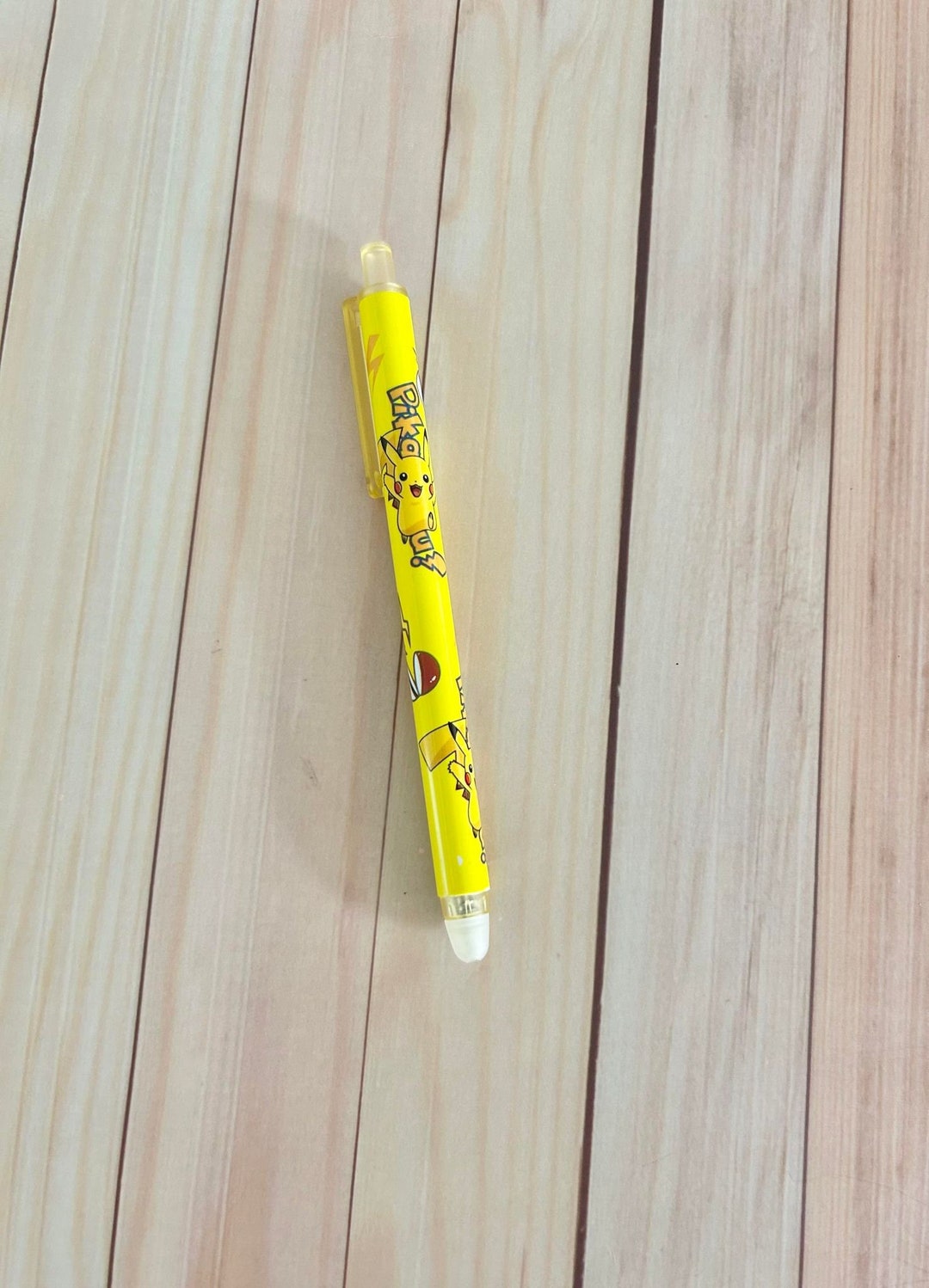 Pikachu Pen Pikachu Gift Pikachu Present Pokemon Fun Pen - Etsy