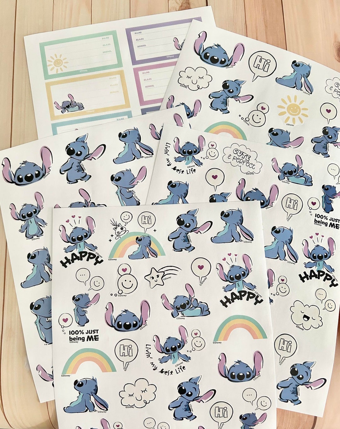 Stitch Stickers Disney Gift Disney Present Lilo and Stitch - Etsy