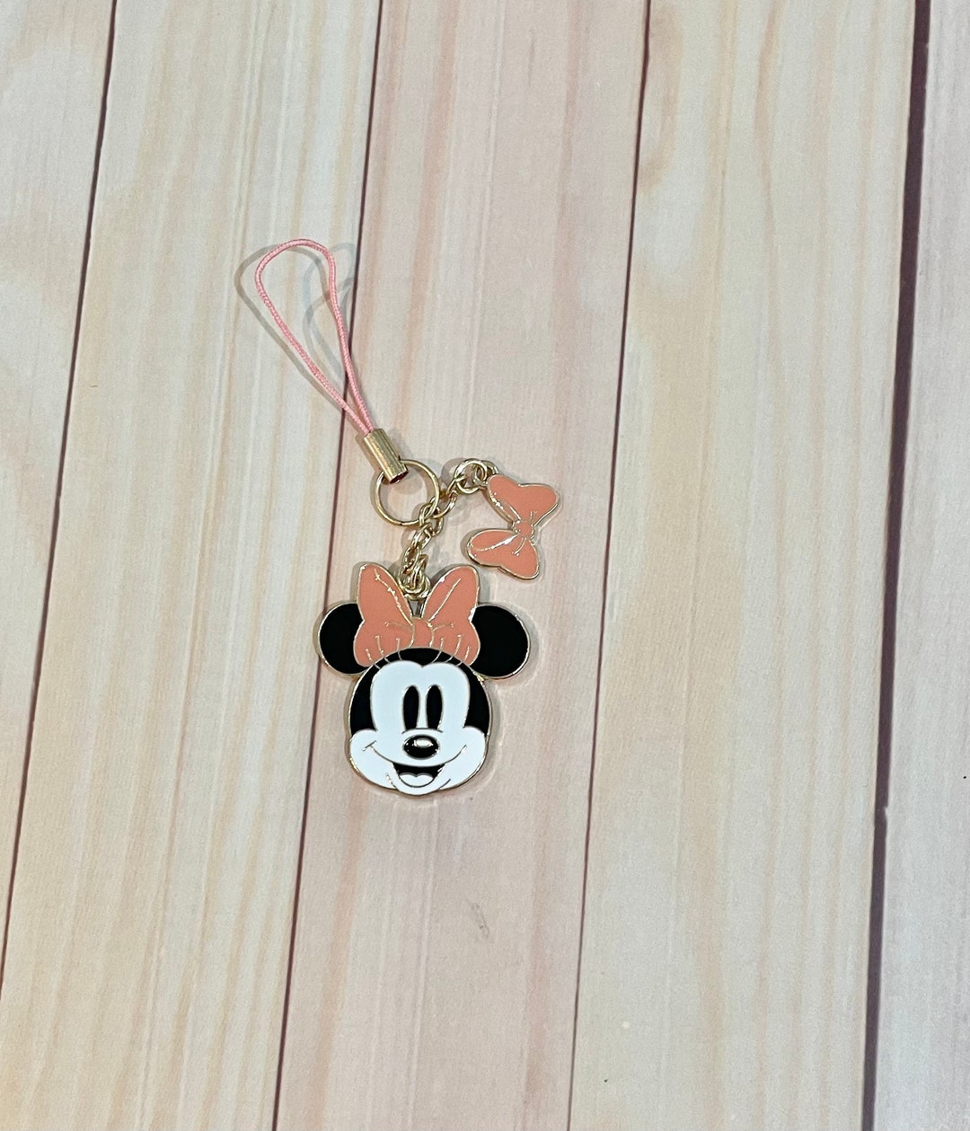 Minnie Mouse Charm, Minnie Mouse Keyring, Keyring, Gift, Present ...