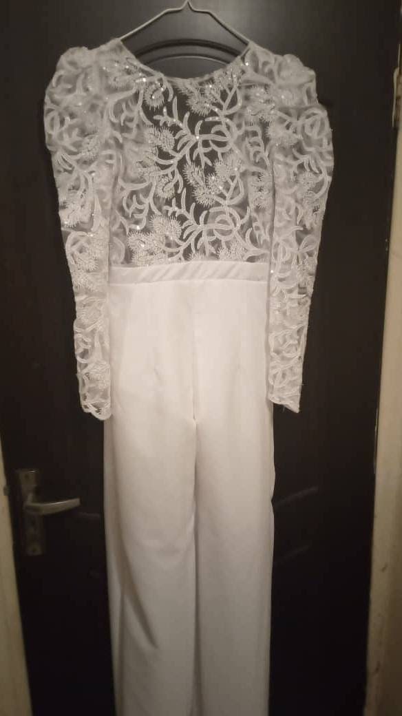 Women Wedding Jumpsuit, Bridal Jumpsuit, Reception Outfit, Rehearsal ...