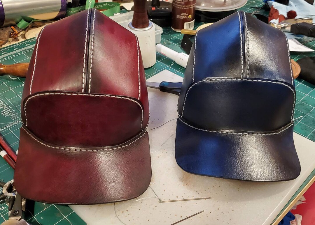 Leather Baseball Cap - Etsy