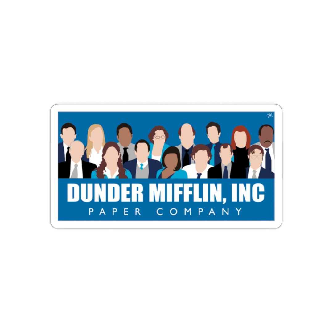 The Office Dunder Mifflin Sticker - Etsy