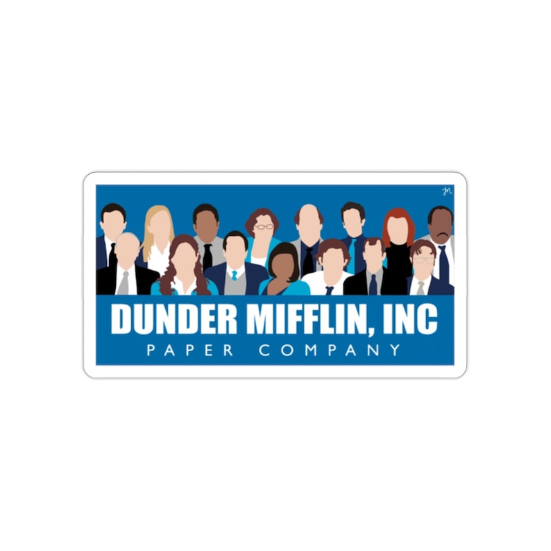 The Office Dunder Mifflin Sticker - Etsy