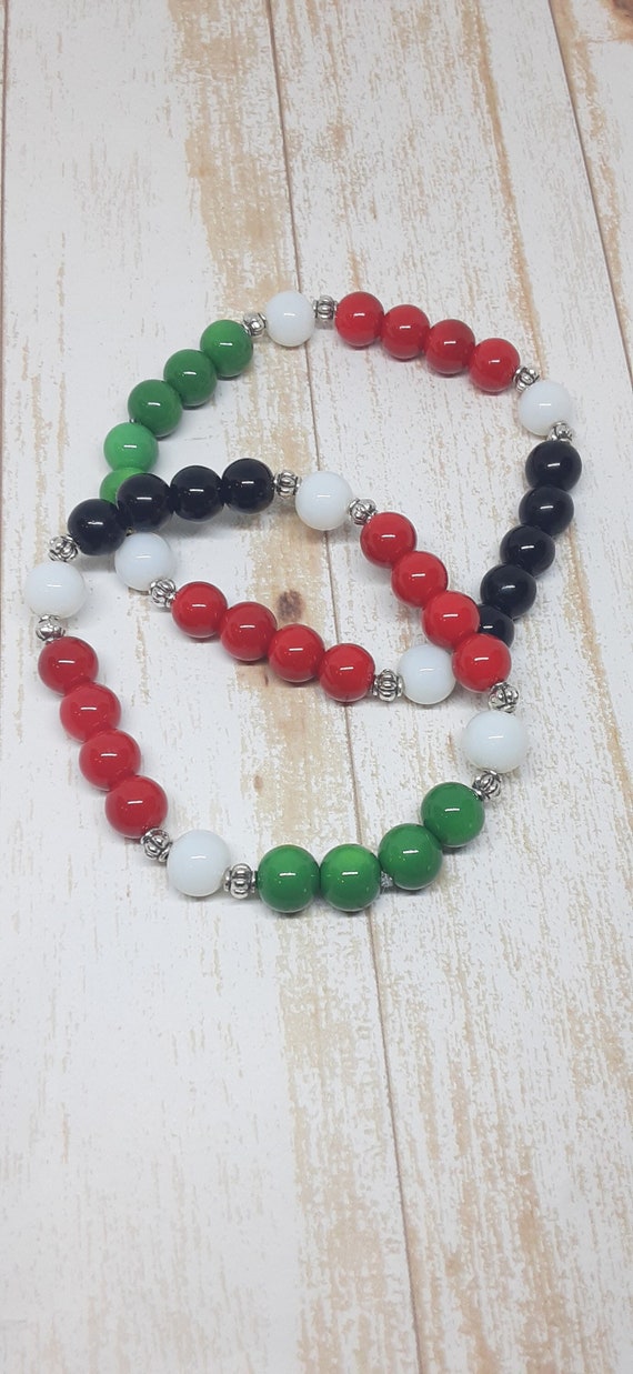 Kenyan Flag Inspired Braceletskenyan Bracelet - Etsy