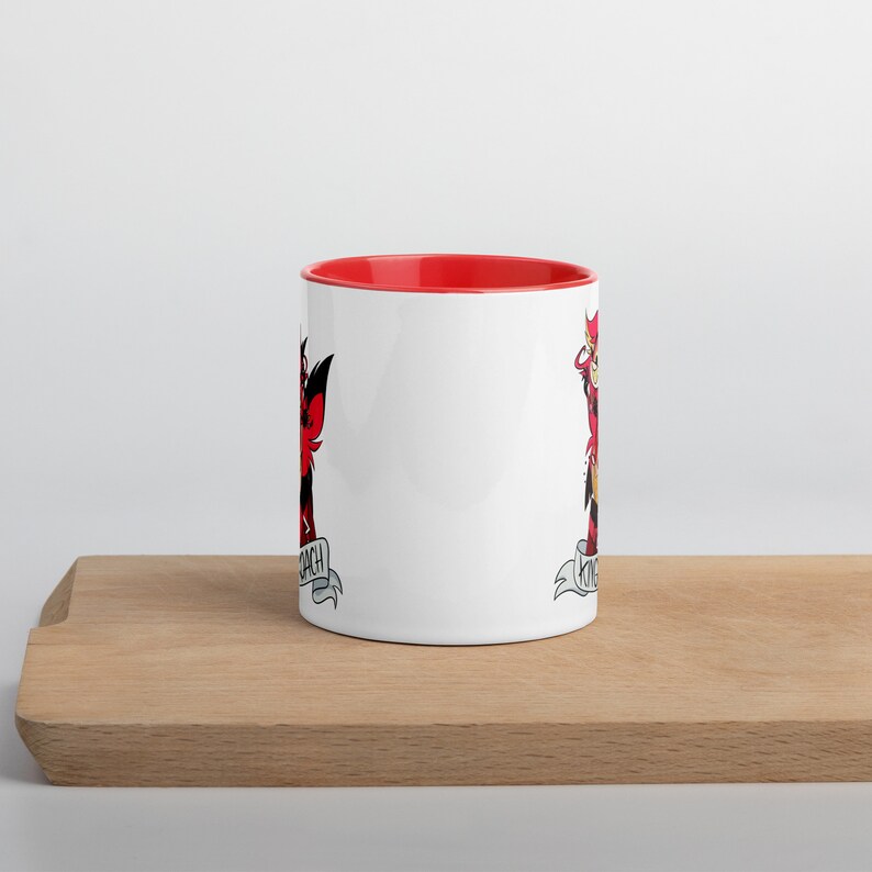 Alastor and Niffty Mug, King Roach Breakfast Cup, Hazbin Hotel ...