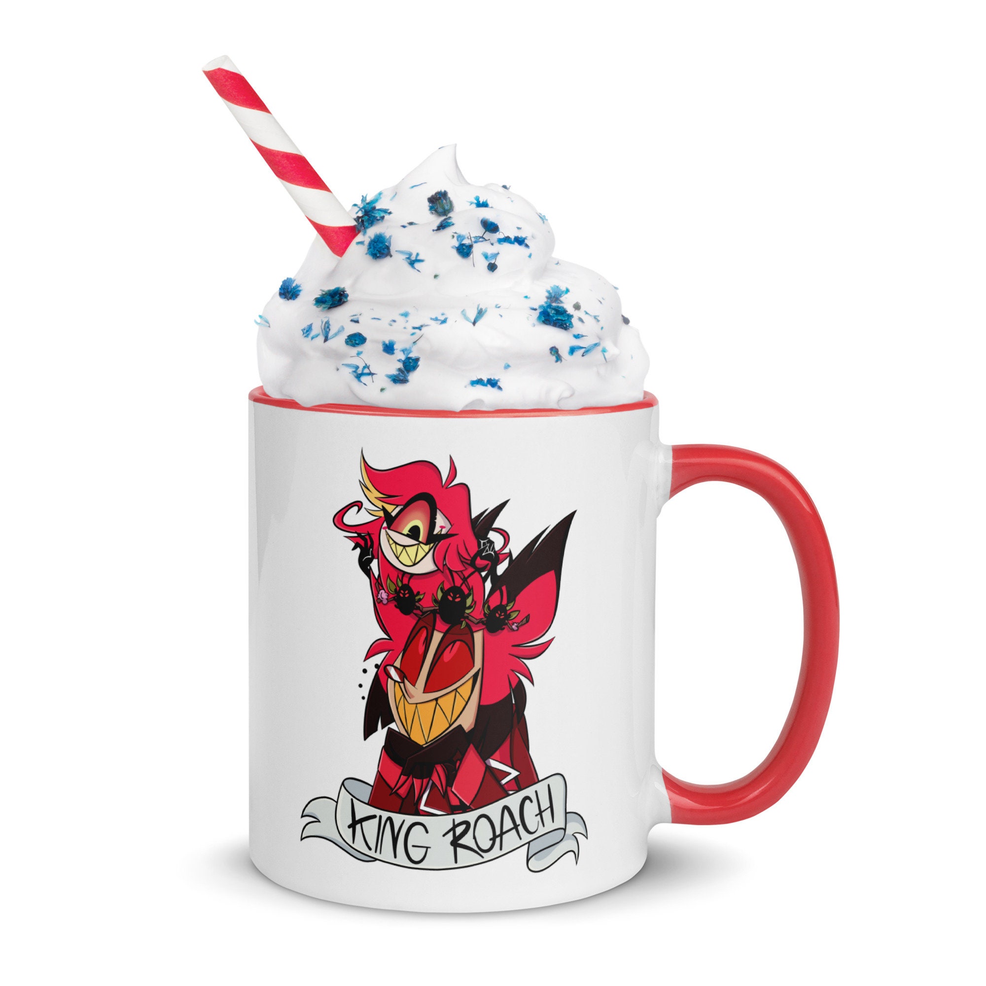 Alastor and Niffty Mug, King Roach Breakfast Cup, Hazbin Hotel ...