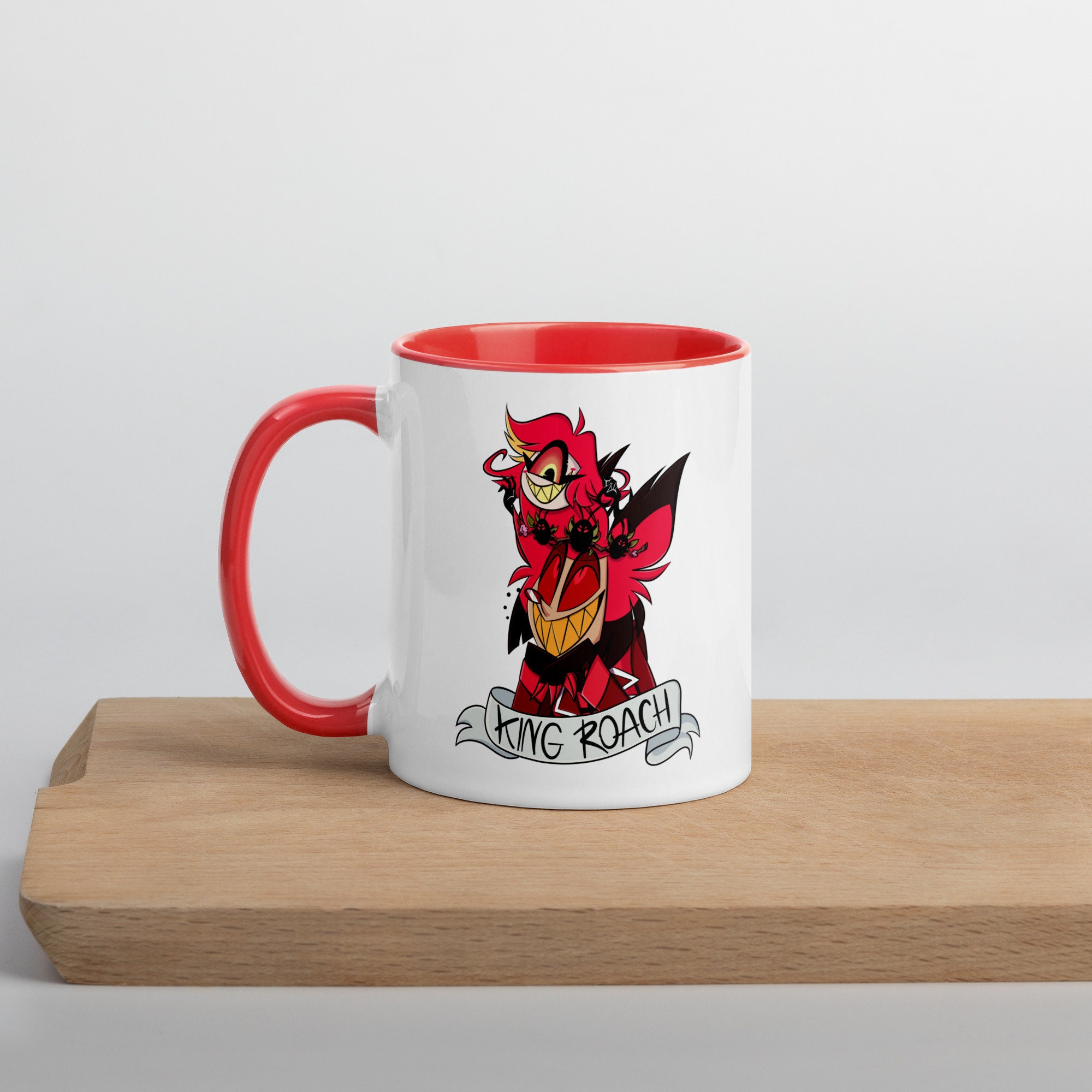 Alastor and Niffty Mug, King Roach Breakfast Cup, Hazbin Hotel ...