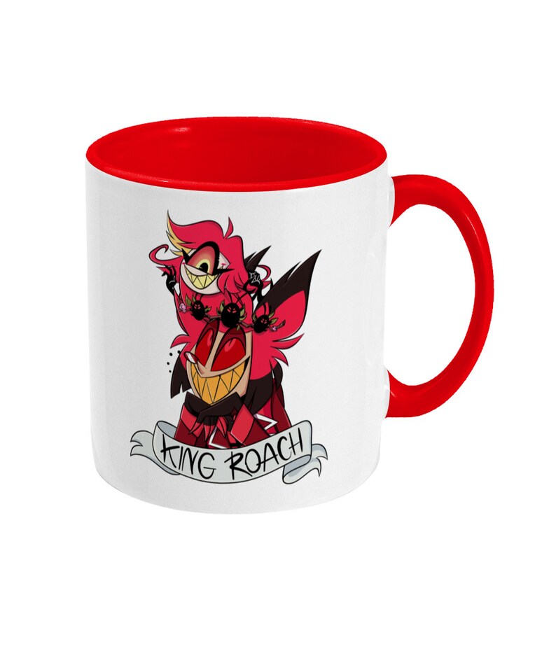 Alastor and Niffty Mug, King Roach Breakfast Cup, Hazbin Hotel ...