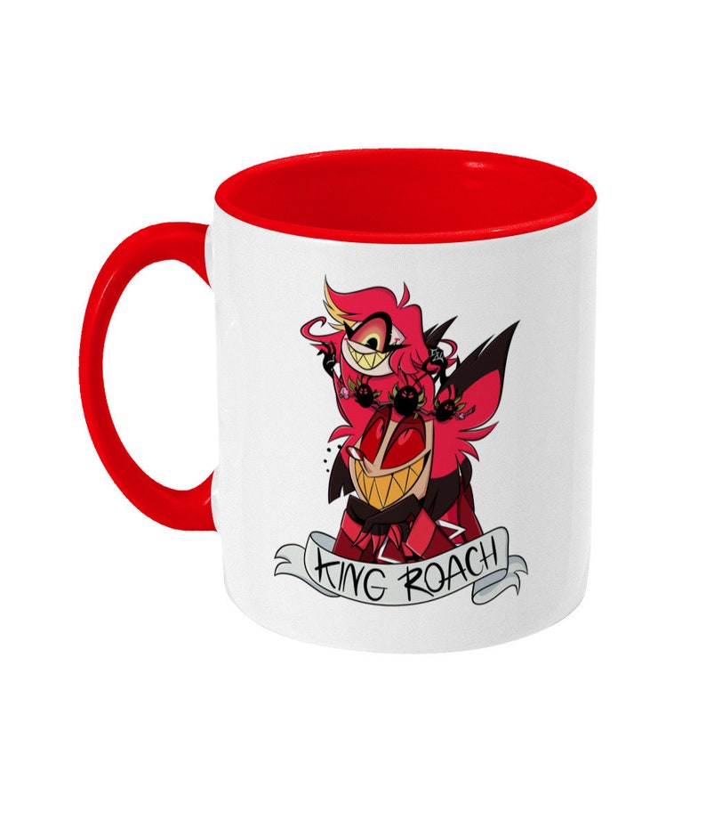 Alastor and Niffty Mug, King Roach Breakfast Cup, Hazbin Hotel ...