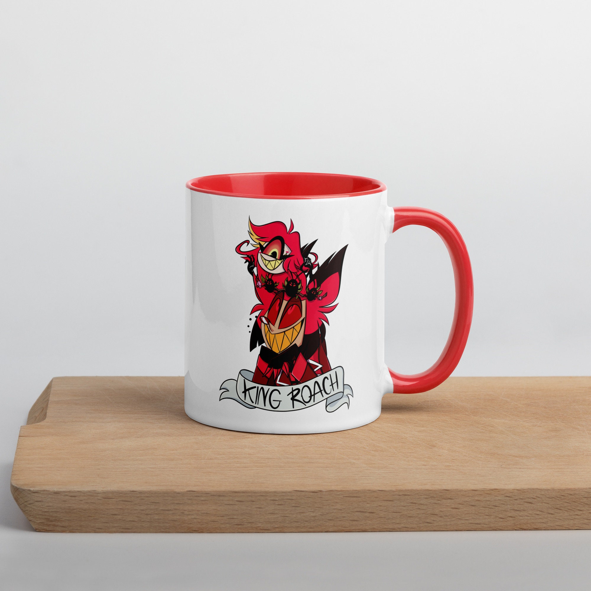 Alastor and Niffty Mug, King Roach Breakfast Cup, Hazbin Hotel ...