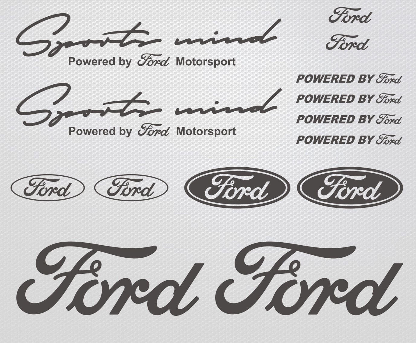 Ford sticker ford decal vinyl decal sticker set sticker | Etsy