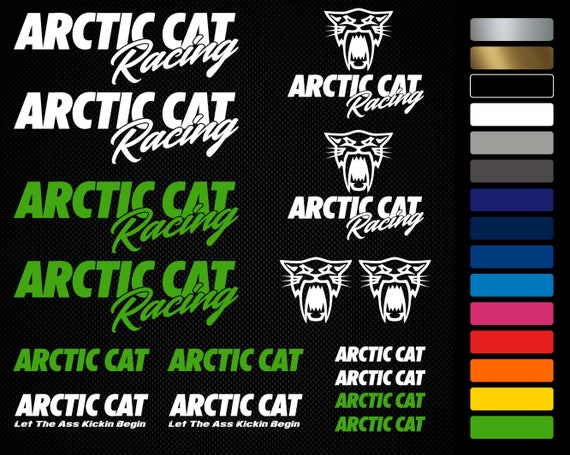Arctic Cat Sticker Arctic Cat Decal Vinyl Decal Sticker | Etsy