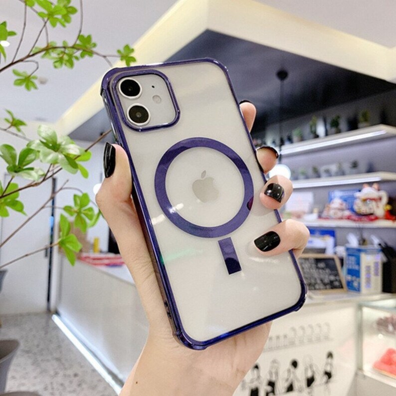 Clear Magsafe Case For Iphone 13 12 Pro Max Mini Magnetic Etsy Uk
