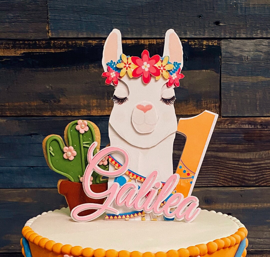 Lama Cake Topper - Etsy