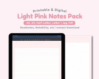 Simple Student Subject Study Digital Notebook for Goodnotes Notability ...