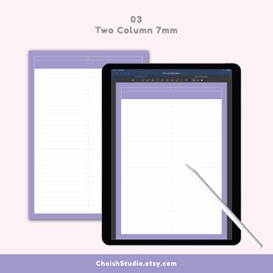 Pastel Daily Digital Note Taking Template Printable Class Notebook ...
