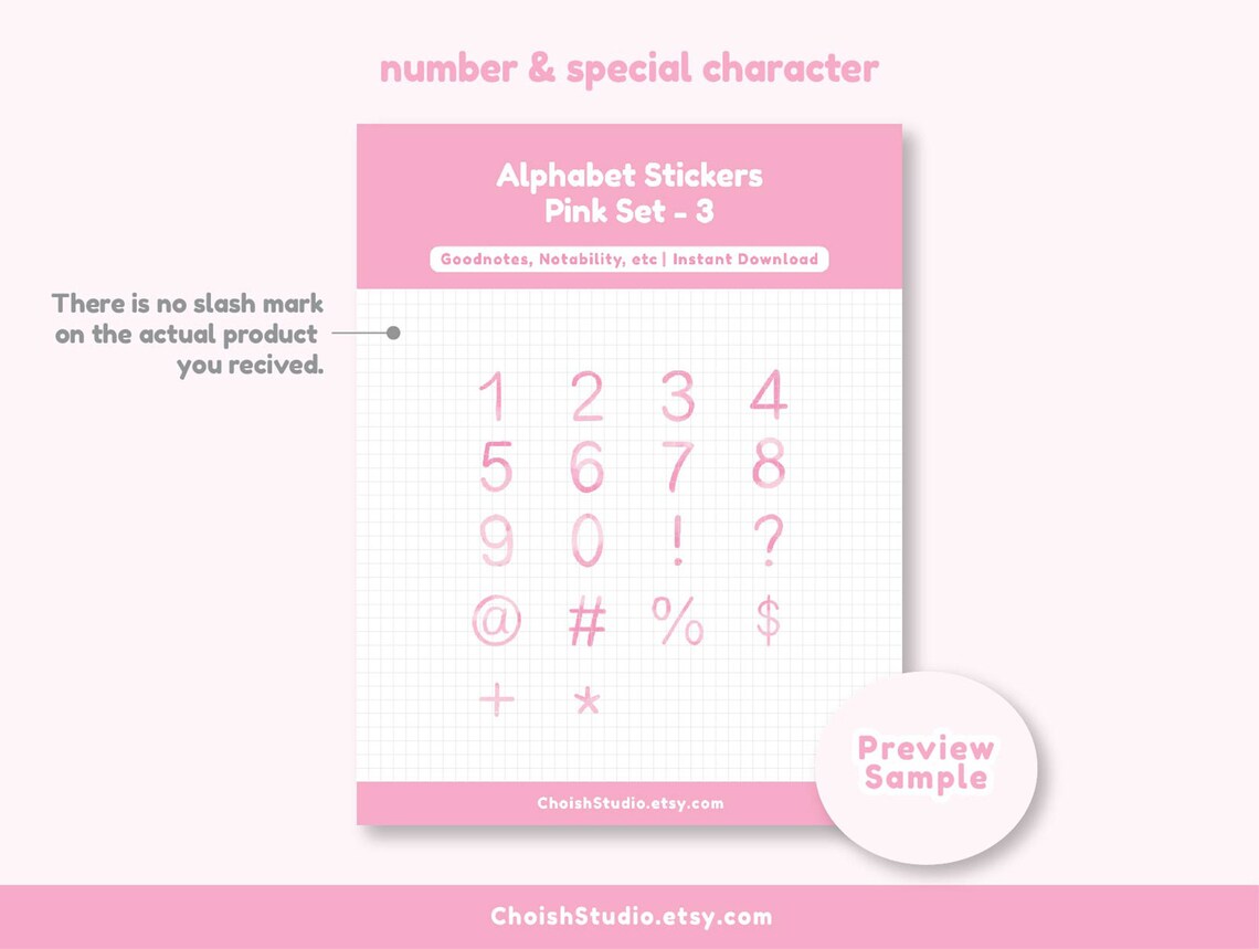Handwritten Pre-cropped Digital Planner Alphabet Stickers Goodnotes ...