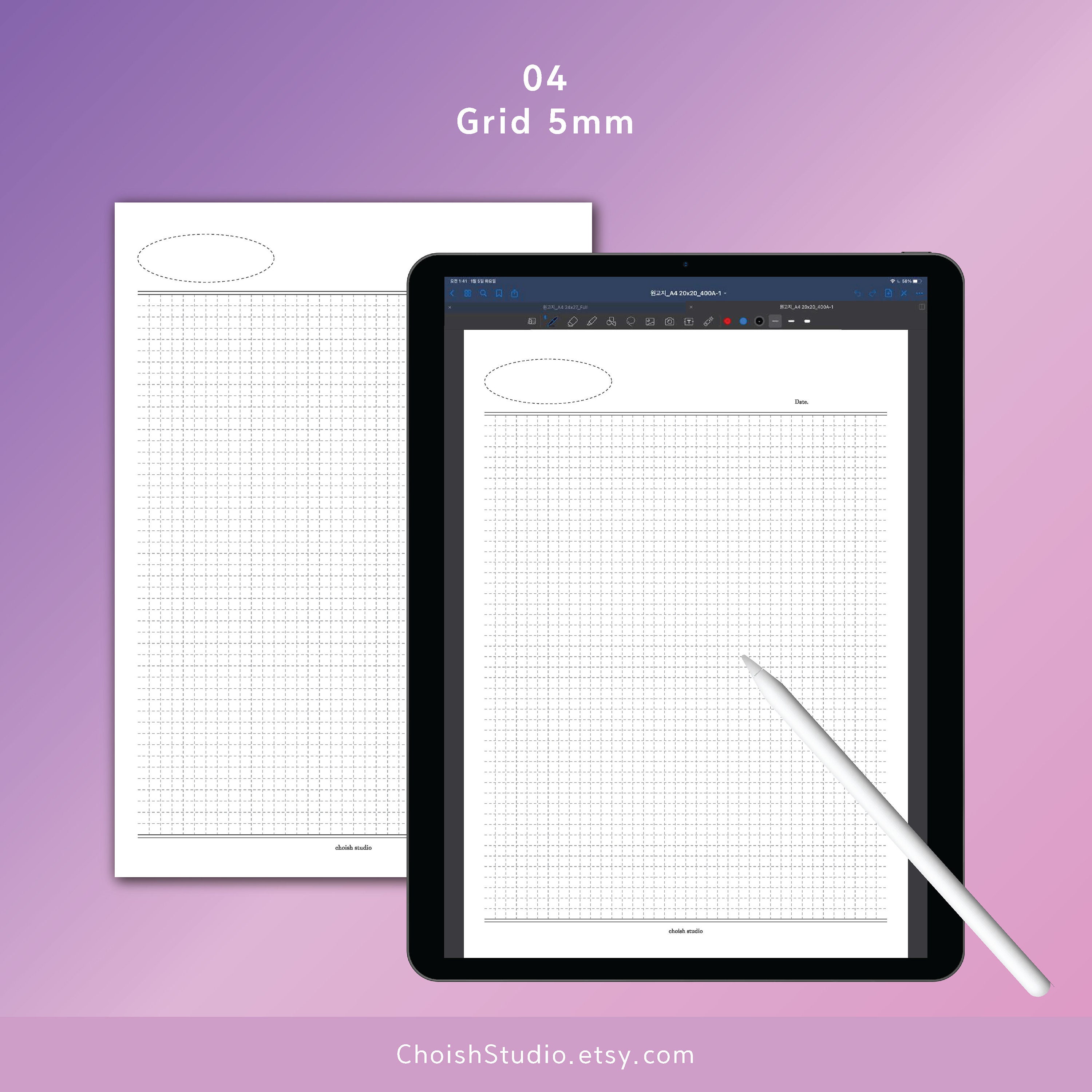 Simple Student Subject Study Digital Notebook for Goodnotes Notability ...