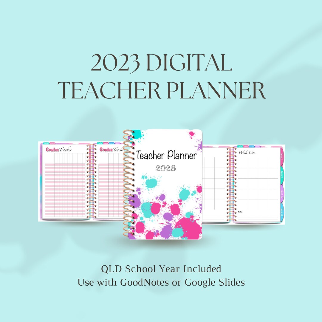 2023 Digital Teacher Planner - Etsy