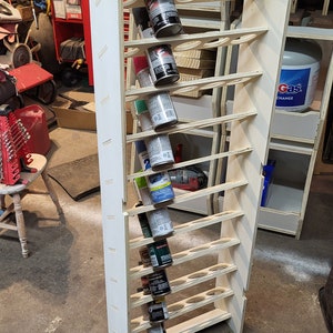 Special Order-55 Can Spray Paint Rattle Can Organizer. This Unit Can Be ...