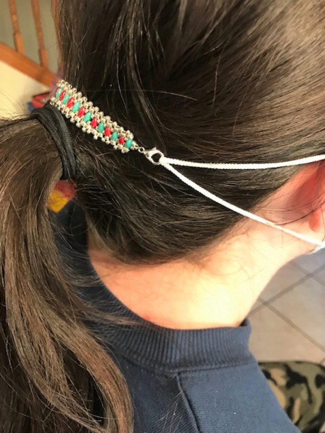 Beaded Face Mask Extender-adjustable Strap Ear Saver for Face Masks - Etsy