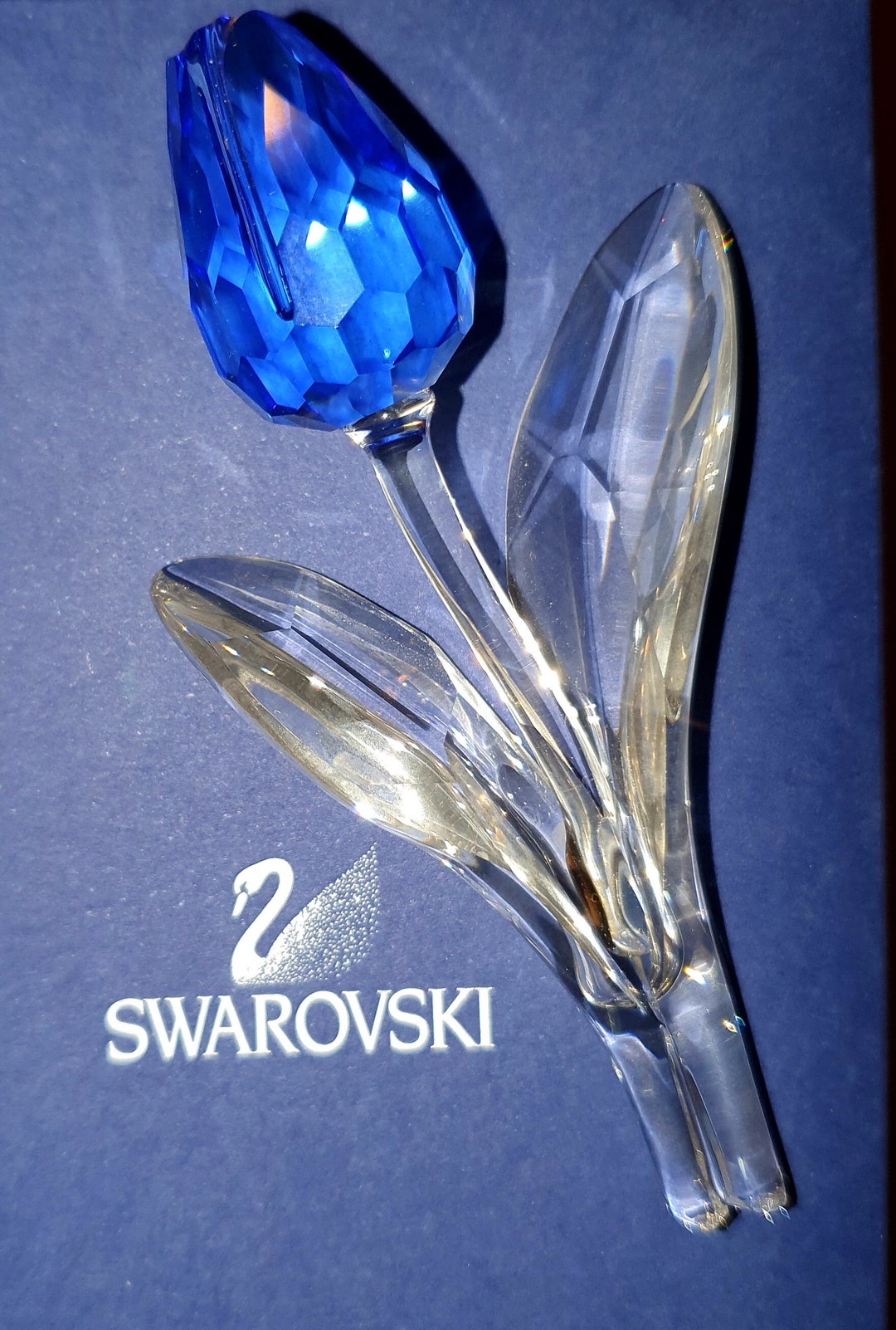 Swarovski Crystal Blue Tulip 2002 - Etsy