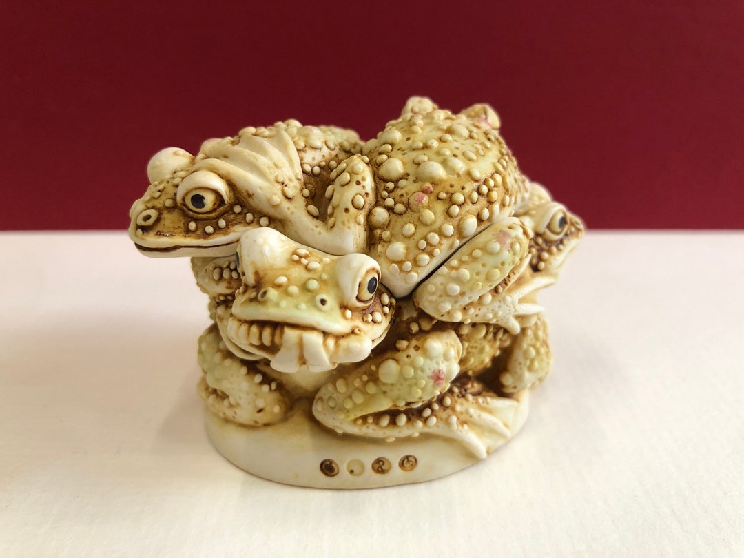 Puddle Huddle Harmony Kingdom Ball of Toads TJTO - Etsy