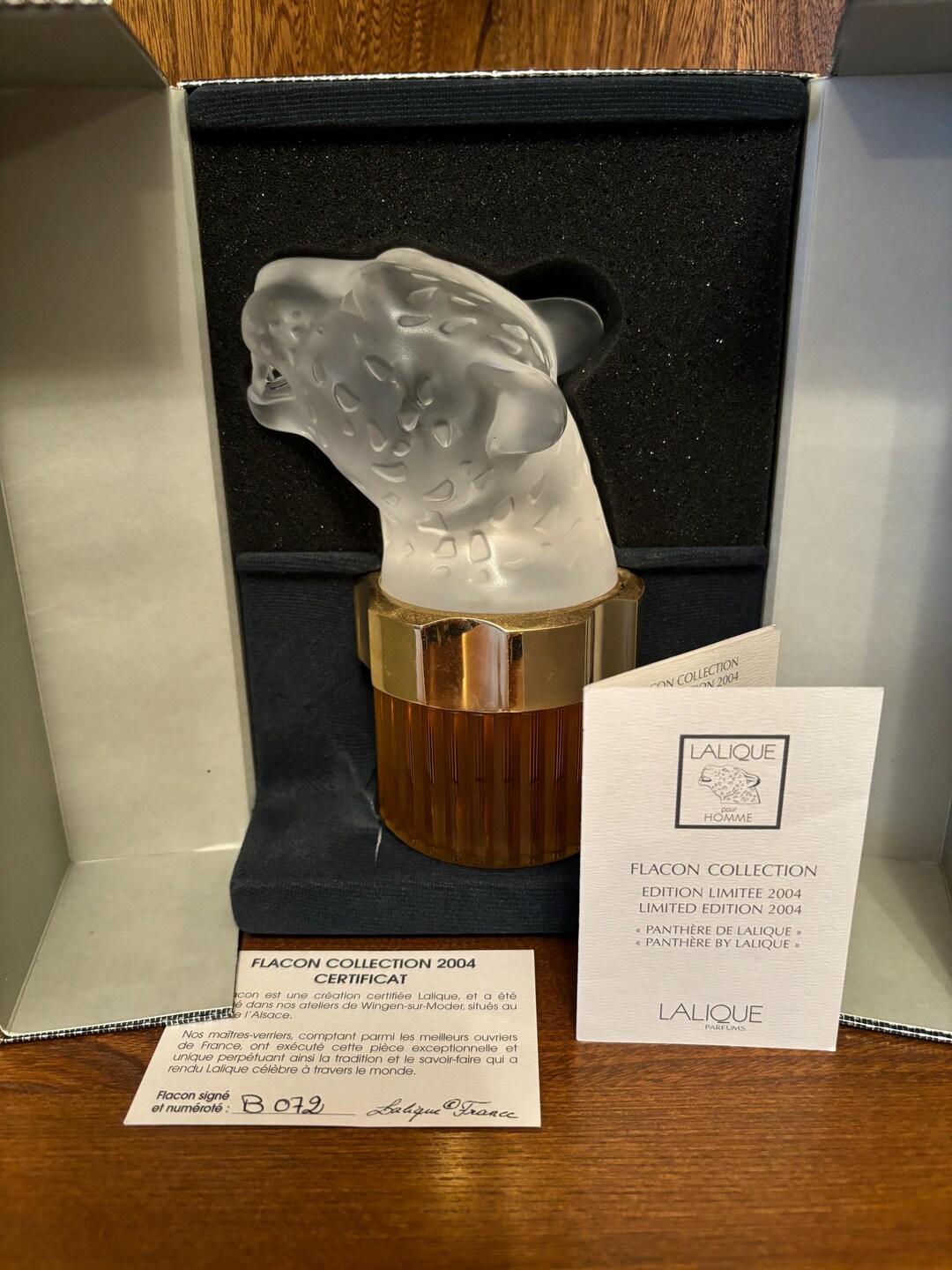 Lalique Panther 2004 Car Mascot Eau De Parfum 100ml - Etsy