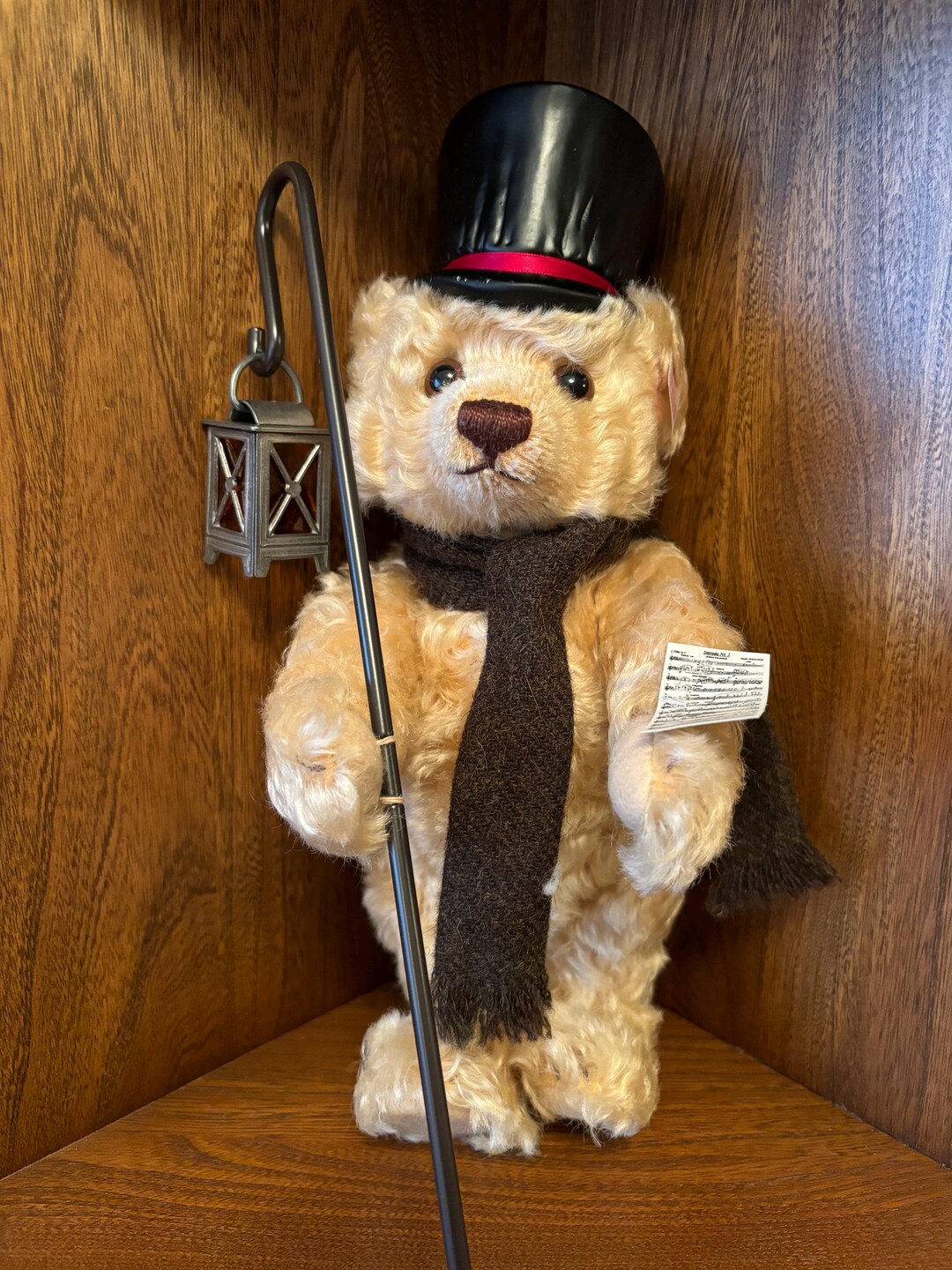 Steiff Teddy Bear Christmas Caroller 037801 - Etsy