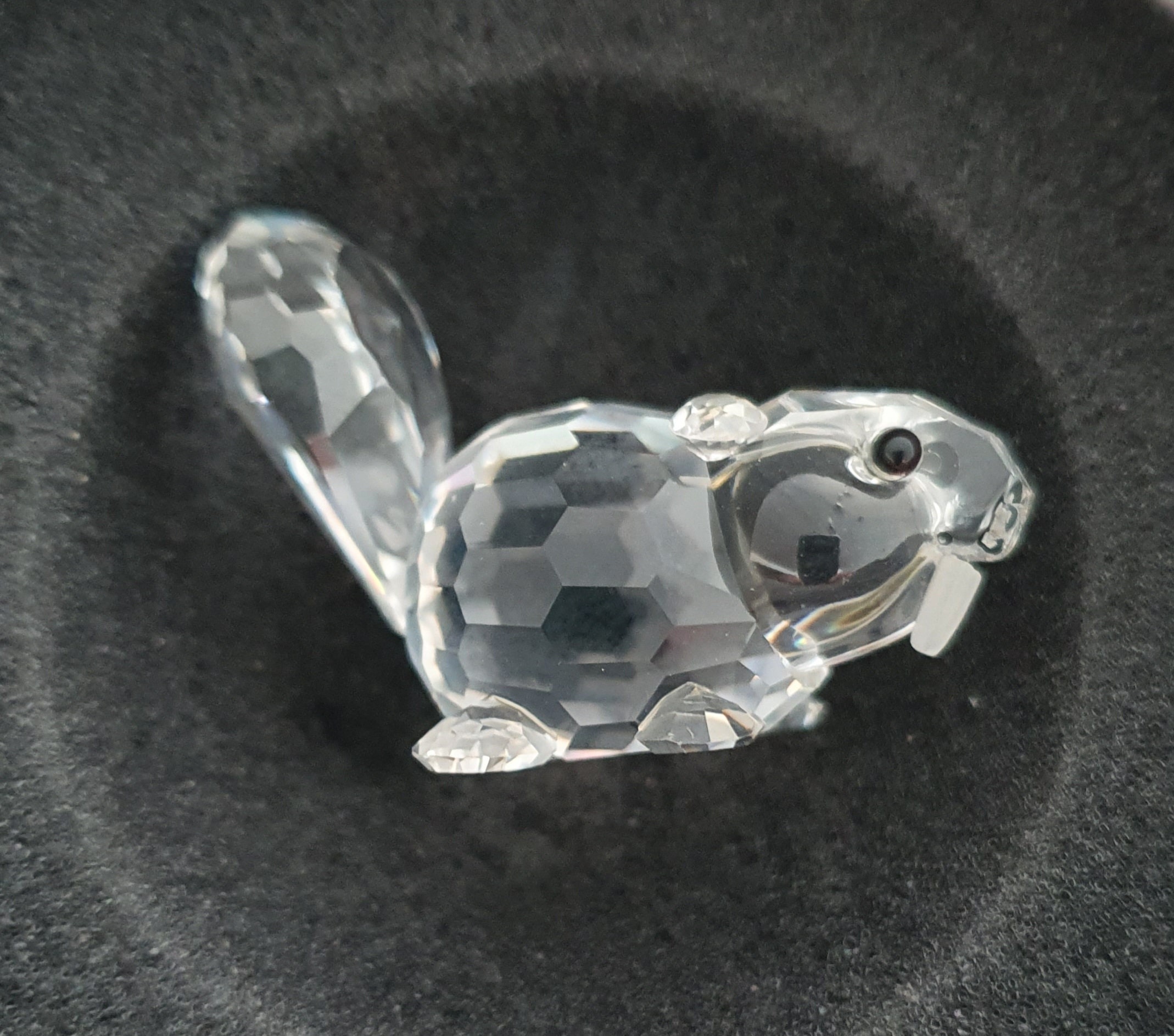 Swarovski Silver Crystal Beaver Cub - Etsy