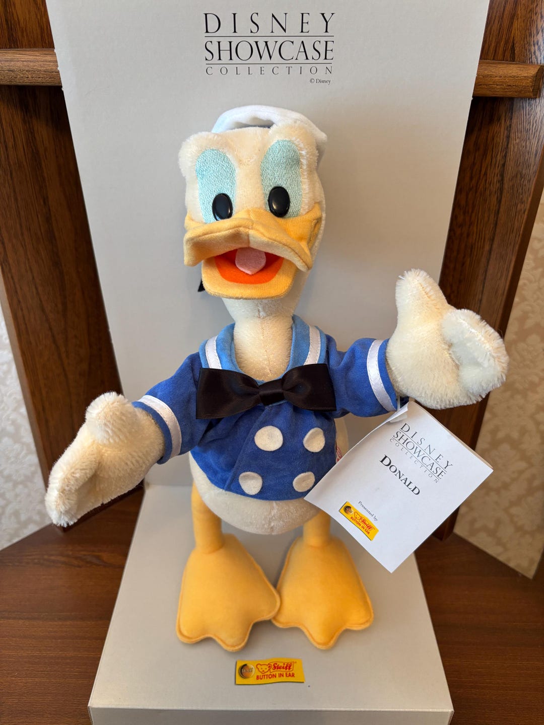 Steiff Donald Duck Walt Disney Showcase Collection 2001 EAN 651816 - Etsy