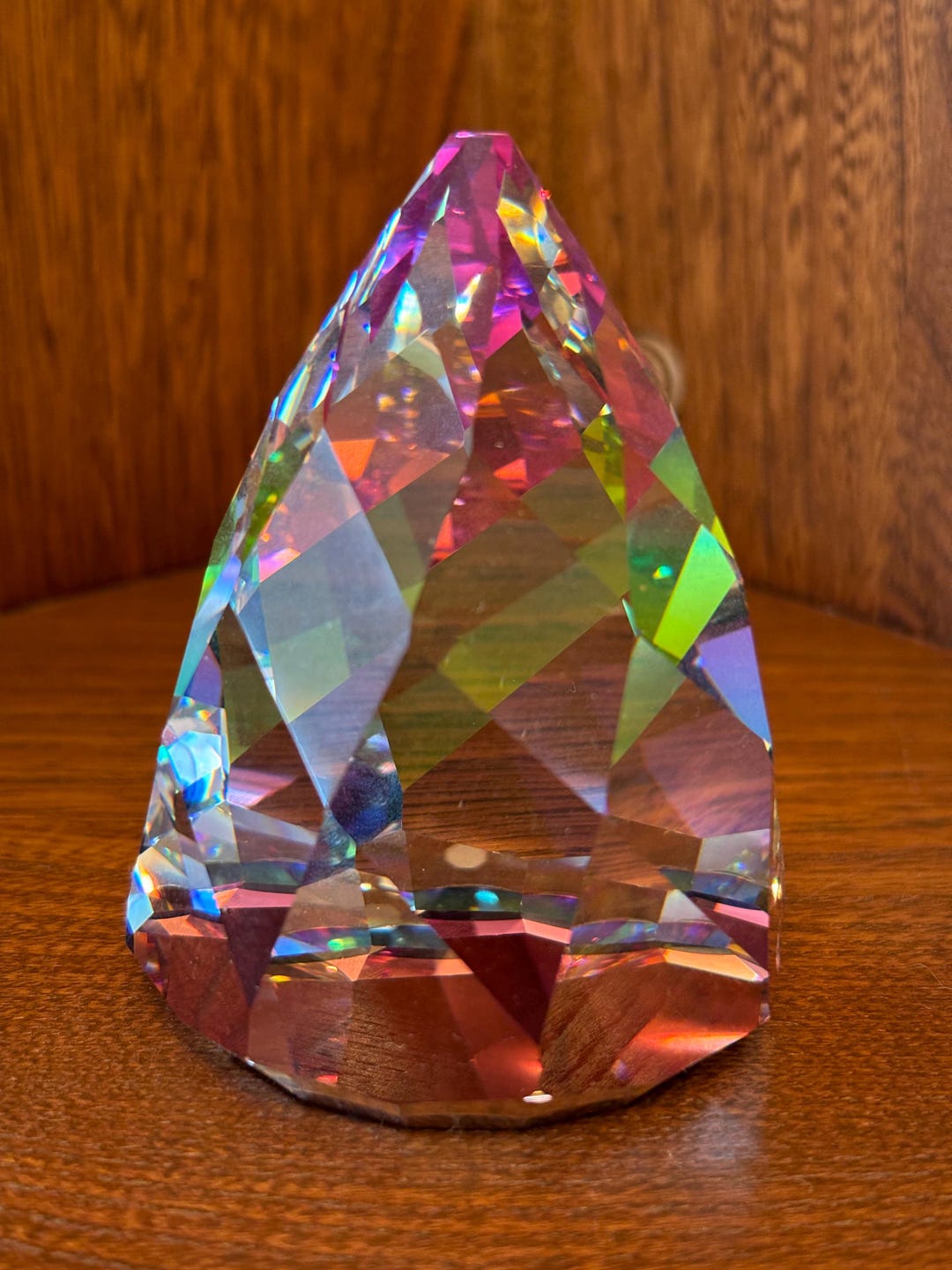 Swarovski Cone Rio Paperweight Silver Crystal - Etsy