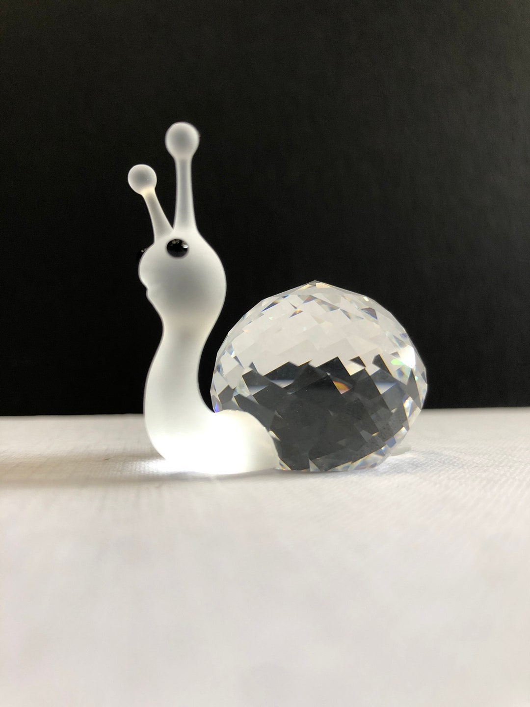 Swarovski Crystal Snail - Etsy