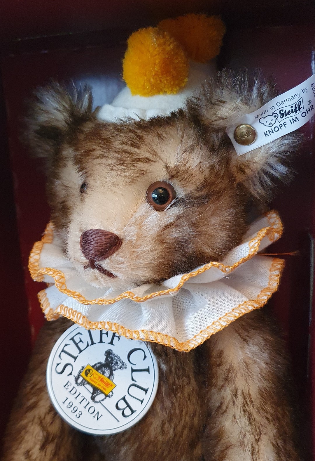 Steiff Club Teddy Clown Tipped 1928 Bear Limited Edition 1993 EAN 420023 - Etsy