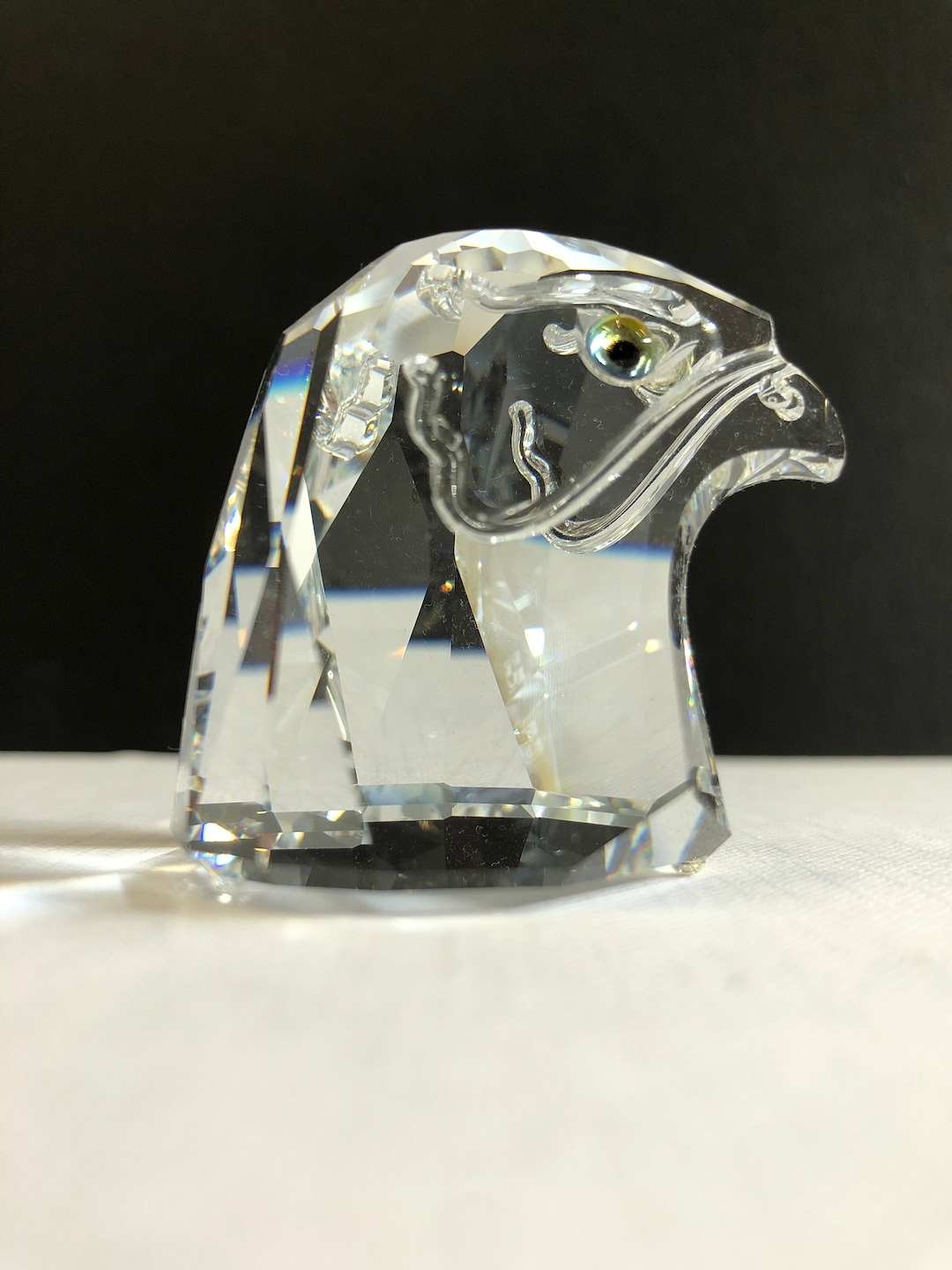 Swarovski Crystal Medium Falcon Head Bust - Etsy
