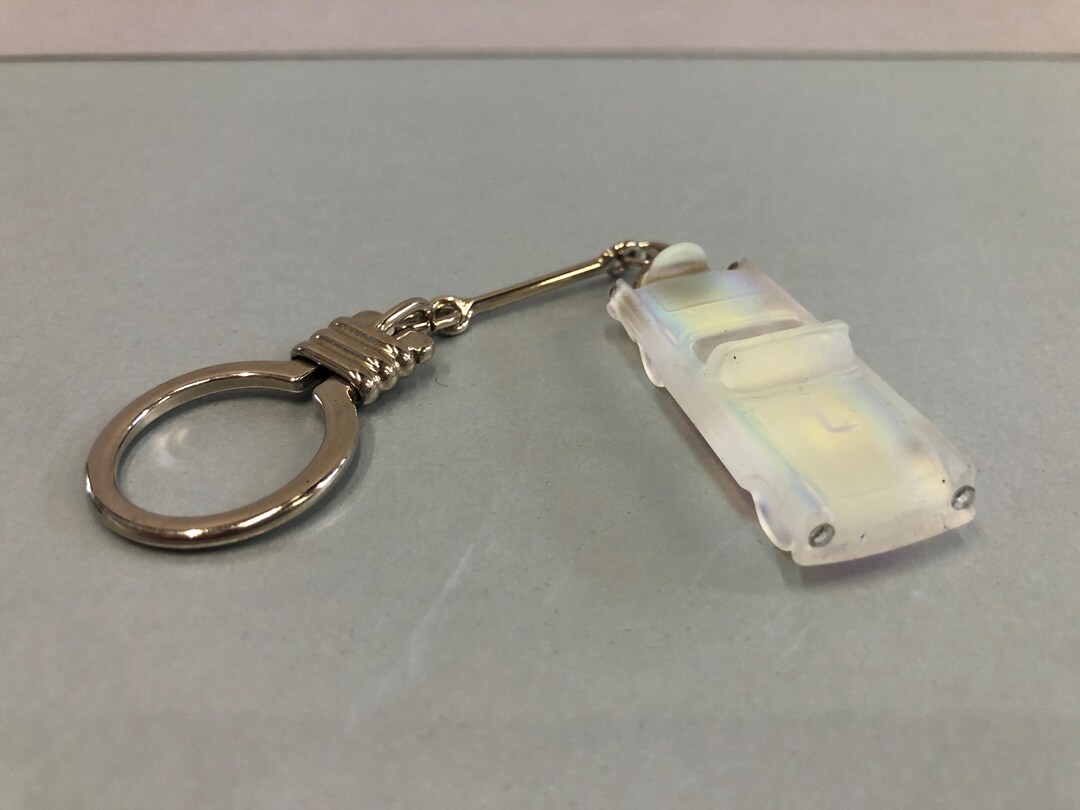Beautiful Vintage Swarovski Crystal White Cadillac Car Key Ring - Etsy