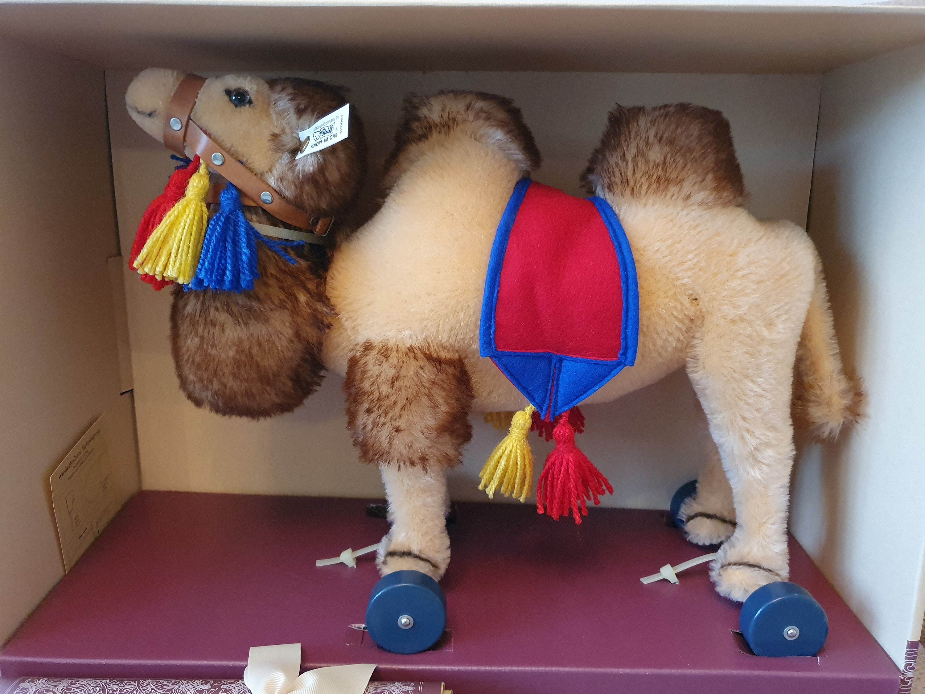 Steiff Camel 1995 on Wheels Limited Edition EAN 420061 - Etsy
