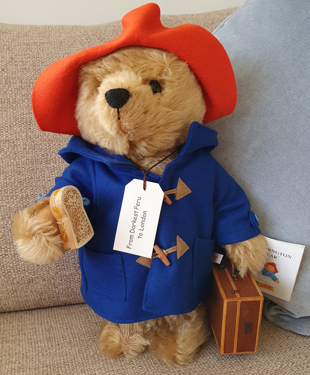 Steiff Paddington Bear Limited Edition EAN 354250 - Etsy