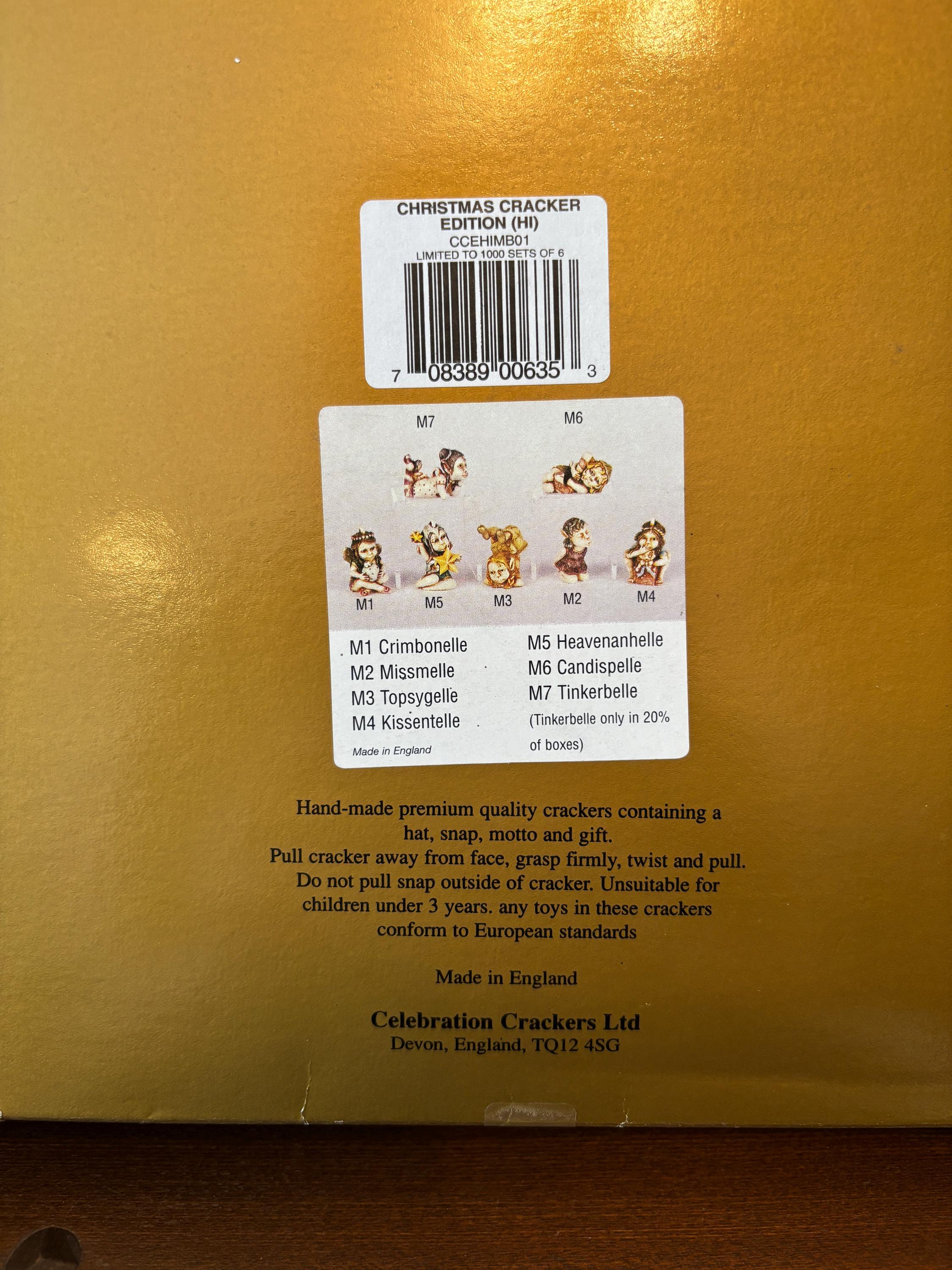 Harmony Kingdom Boxed Set of Christmas Crackers Unopened - Etsy