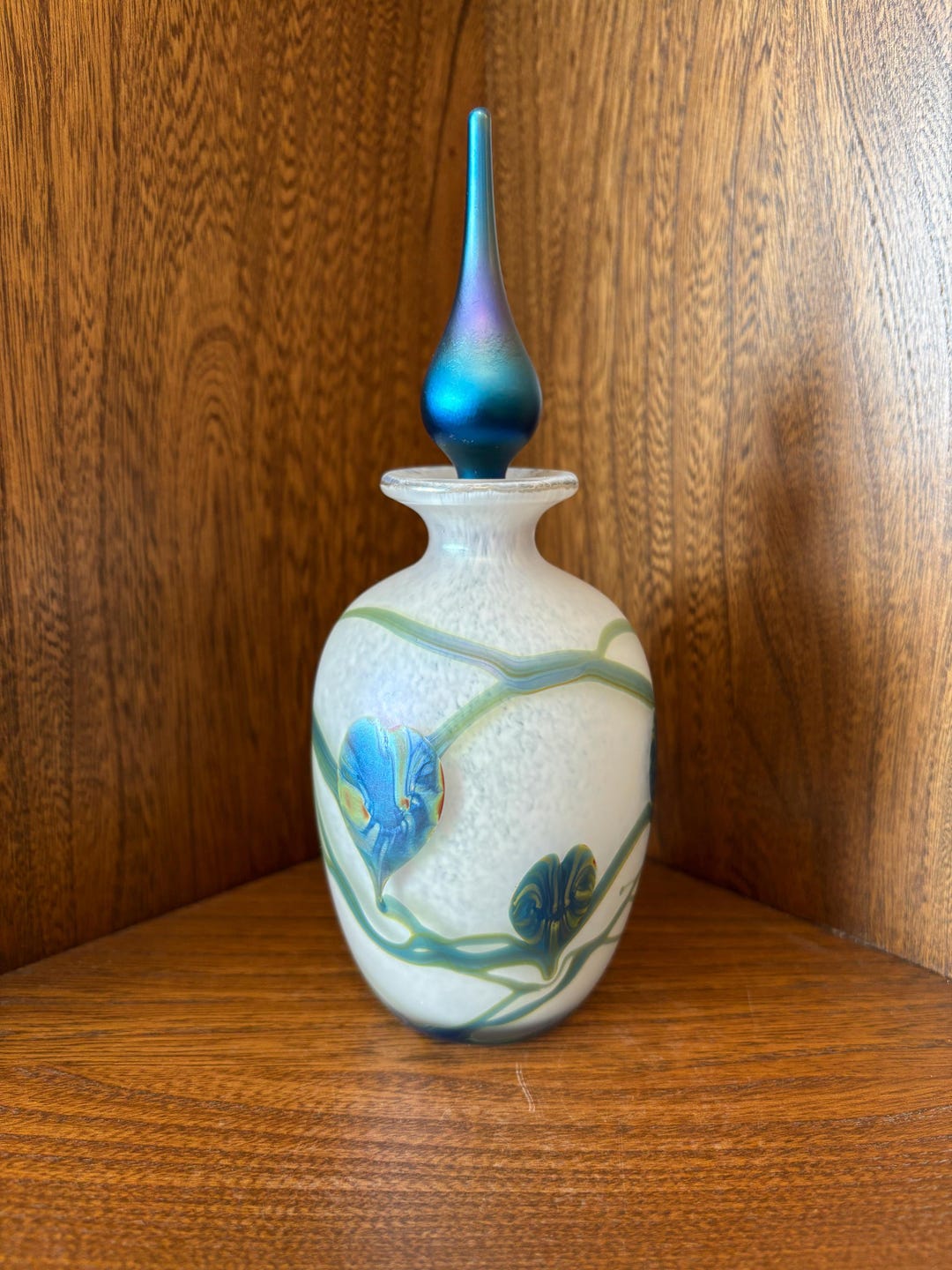 Okra Art Glass Perfume Bottle - Etsy Australia
