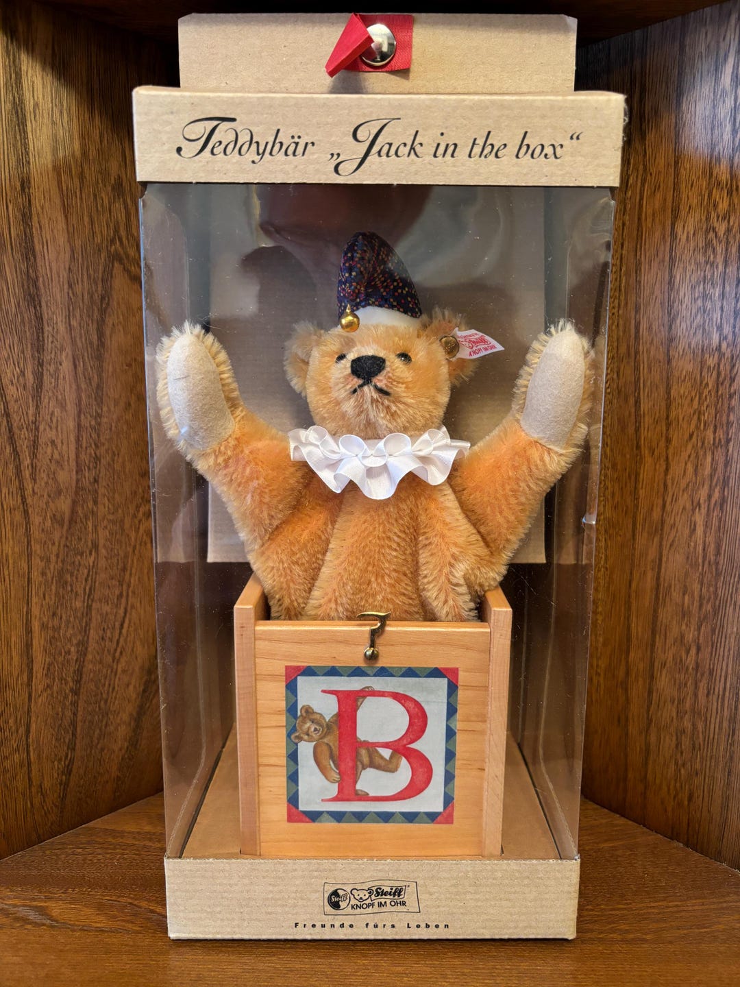 Steiff Teddy Bear Jack in the Box Limited Edition 037818 - Etsy