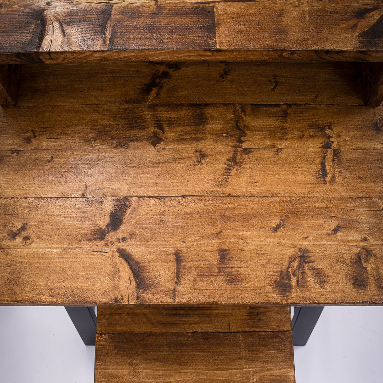 Handmade Rustic Desk and Seat Design for Home and Office / Ely Desk ...