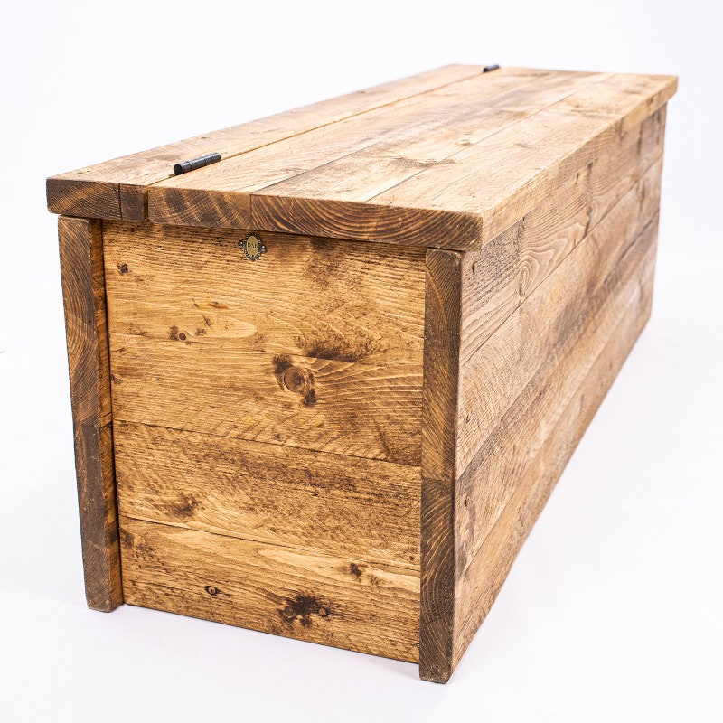 Large Storage Box Bench - Etsy UK