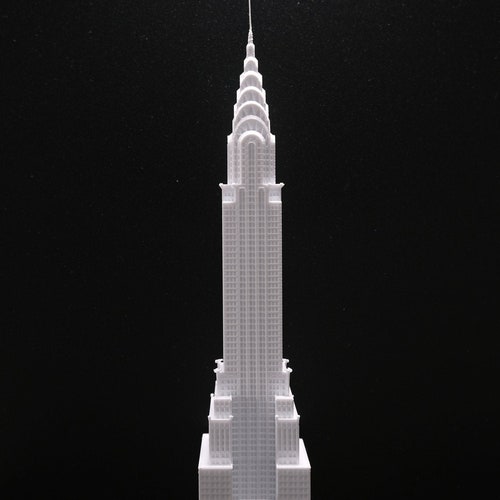 Chrysler Building Lamp and Model Detailed 3D Printed Home - Etsy